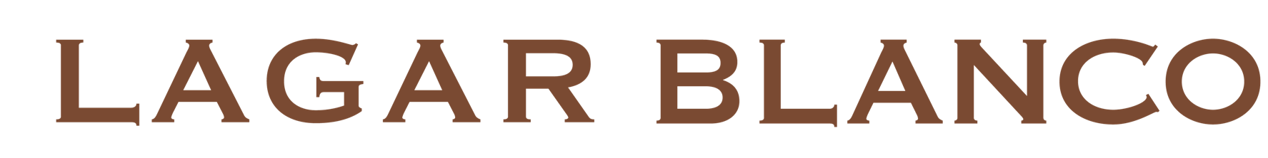 Contacto - Lagar Blanco